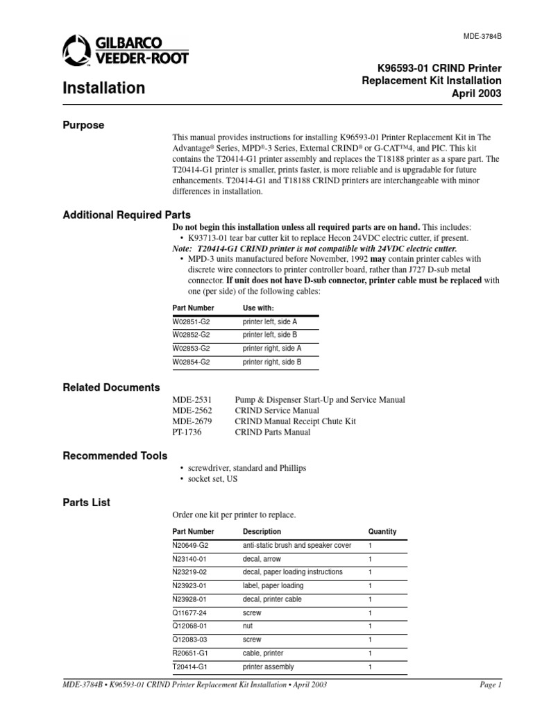 K96593-01 CRIND Printer | PDF | Electrical Connector | Printer (Computing)