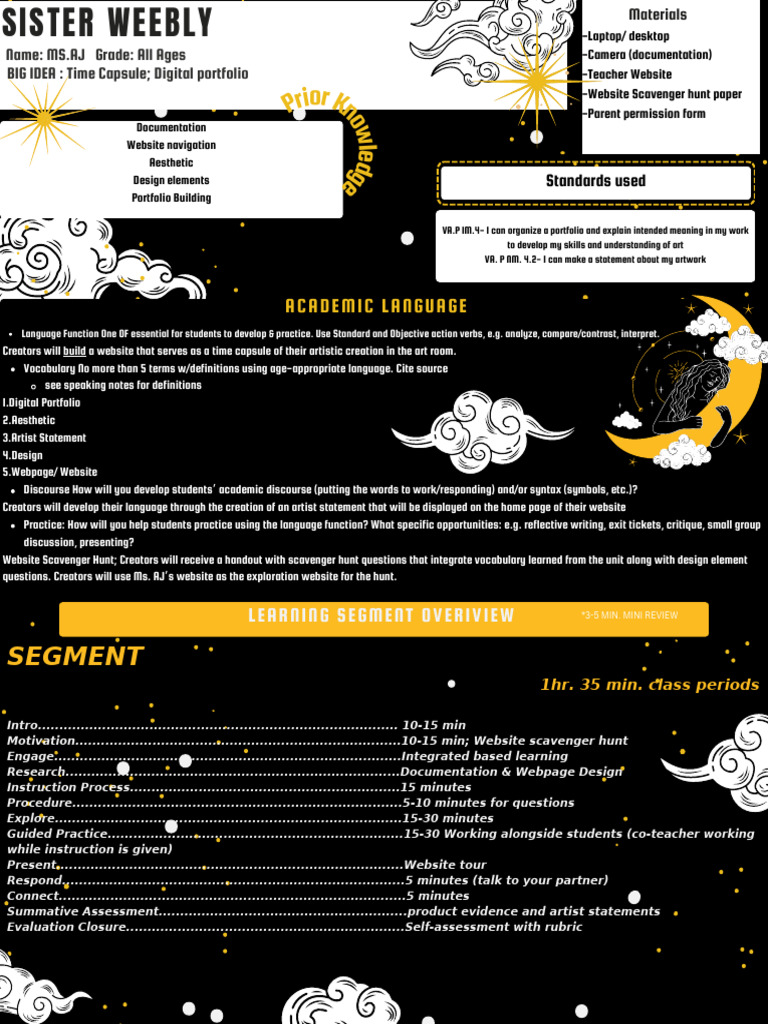 Digital Portfolio Scavenger Hunt Guide | PDF | Websites | Discourse