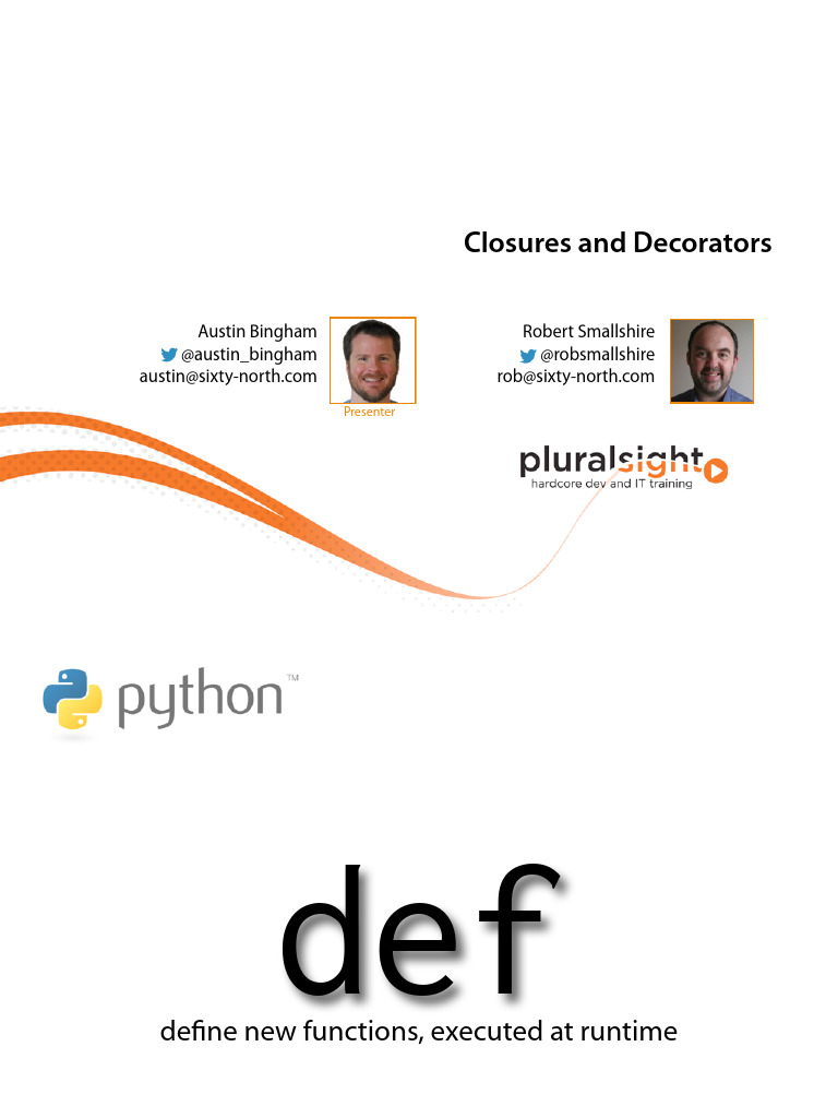 Closures and Decorators Slides | PDF | Scope (Computer Science) | Information Technology