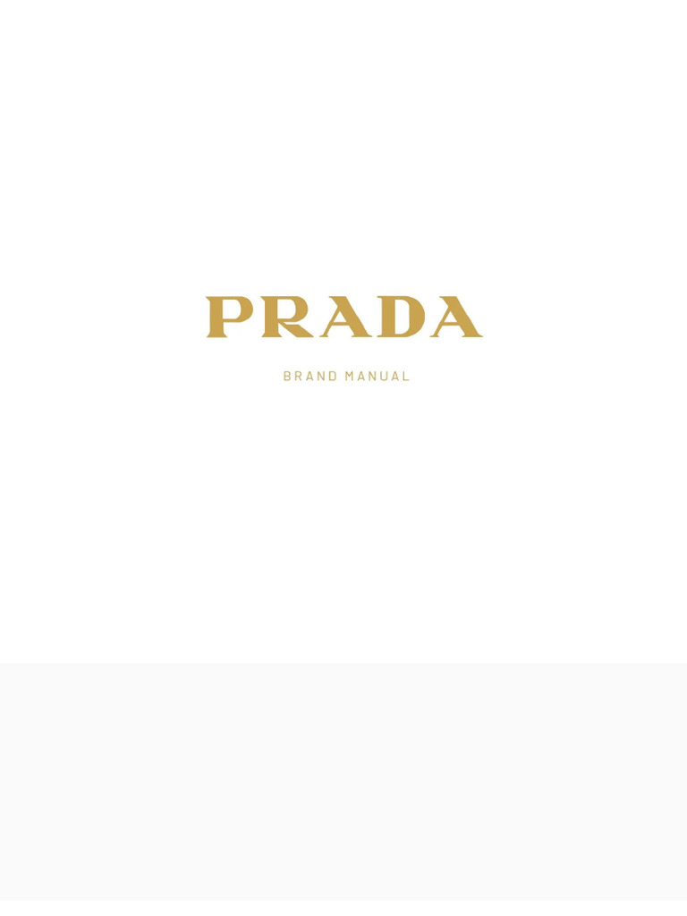 Prada Brand Book | PDF
