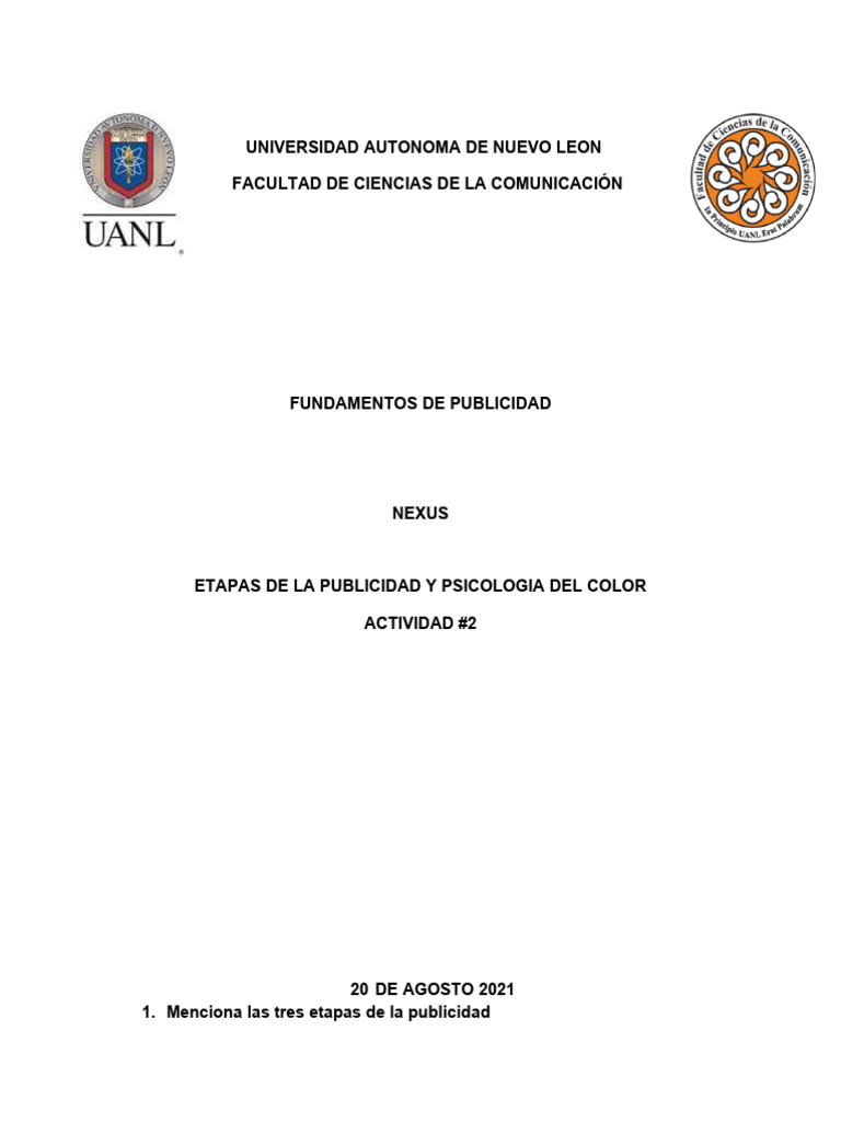 Actividad 2 - Equipo 5 | PDF | Publicidad | Comportamiento