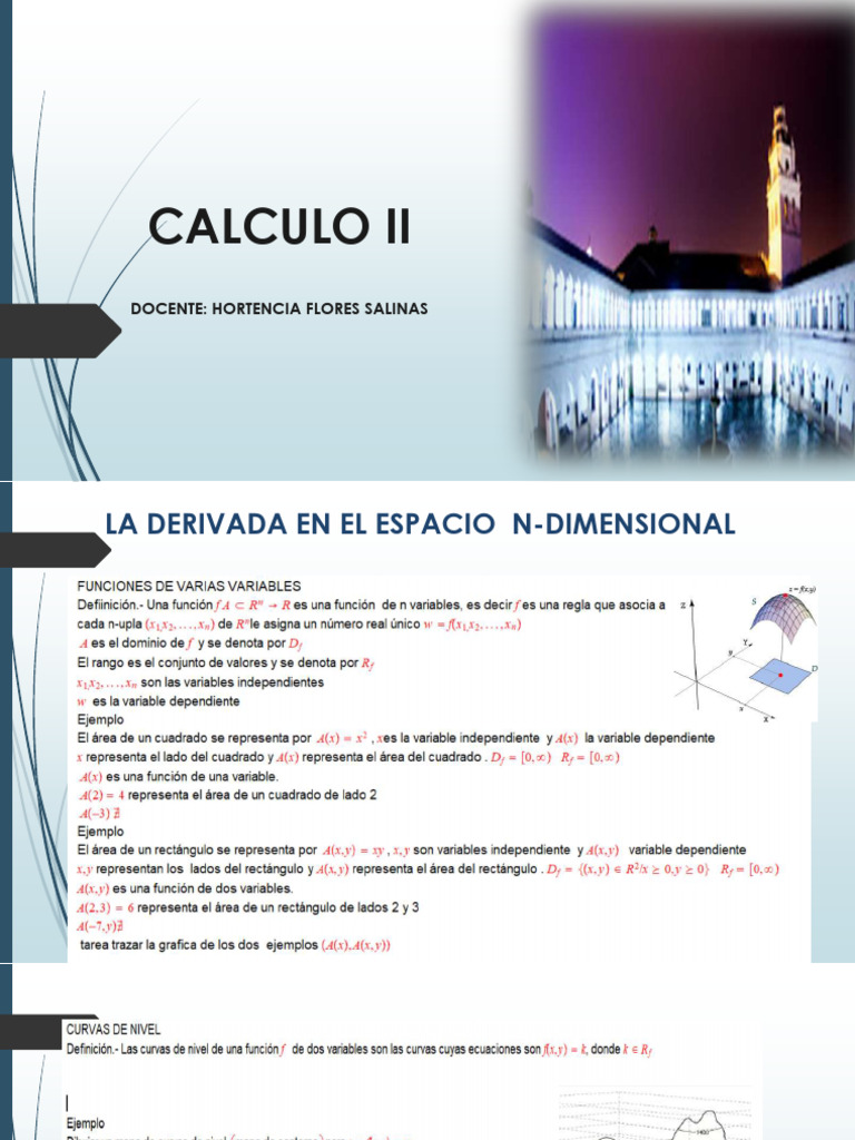 La Derivada en El Espacio N-Dimensional | PDF