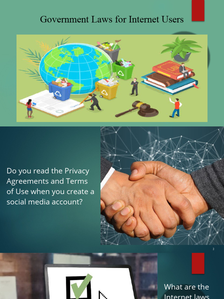 Lesson 3 Law of Internet Users | PDF | Privacy | Internet
