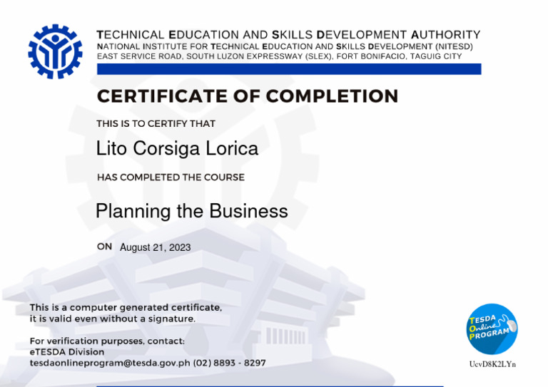 Certificate of Completion-2 | PDF