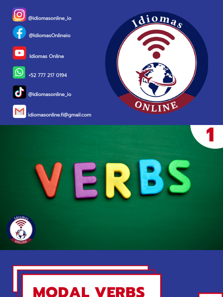 Modal Verbs Can - May (A1-A2) | PDF | Verb | Linguistic Morphology