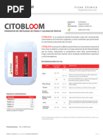 Cytoplant-400 ESP Ficha-Tecnica V6 | PDF | Plantas | Agricultura