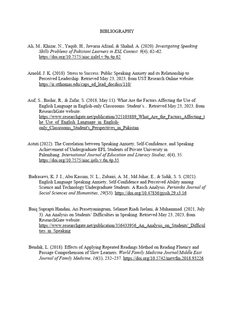 Bibliography Apple | PDF | English As A Second Or Foreign Language ...