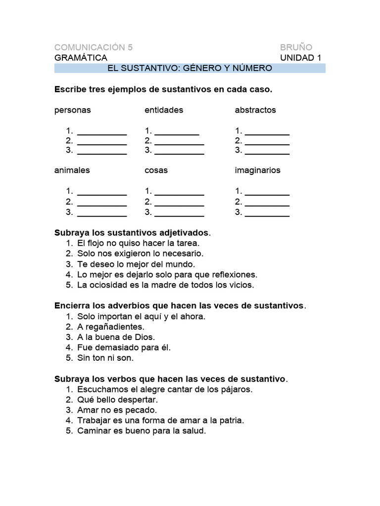 Gramatica | PDF | Sustantivo | Verbo