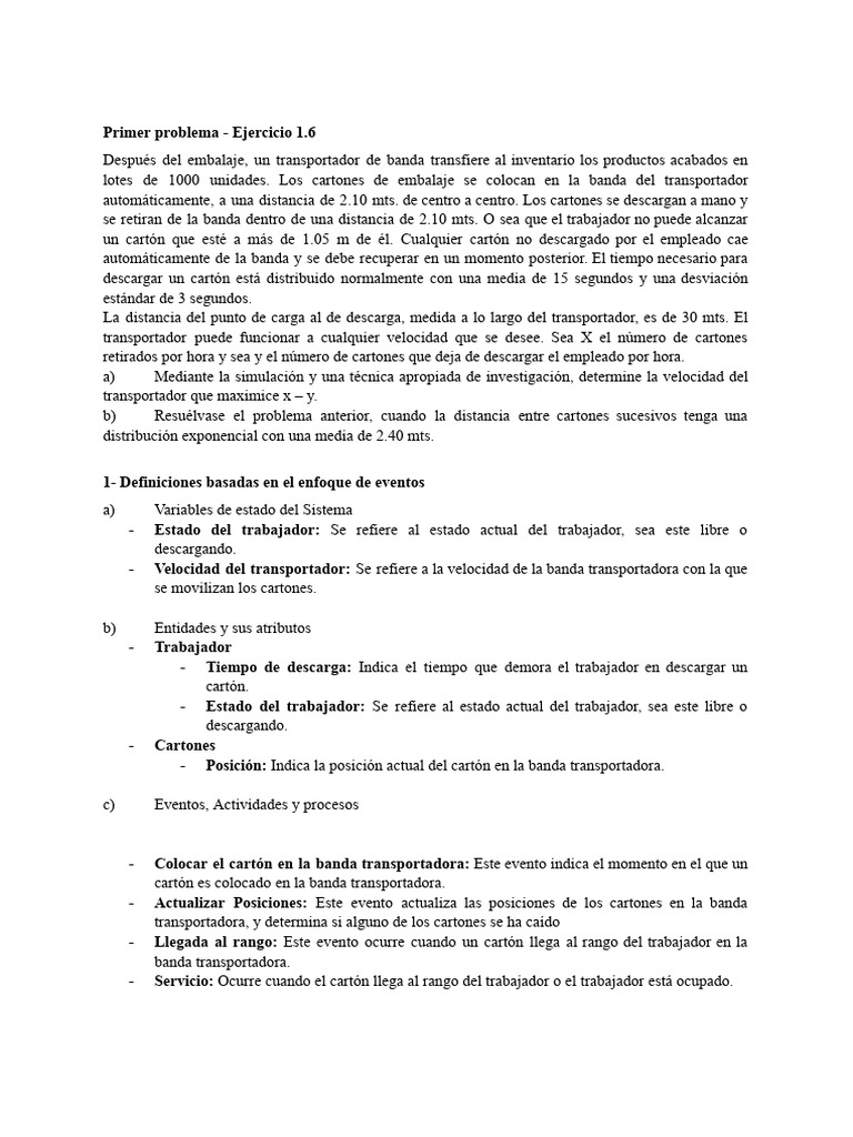 Simulation Exercices 224179 | PDF