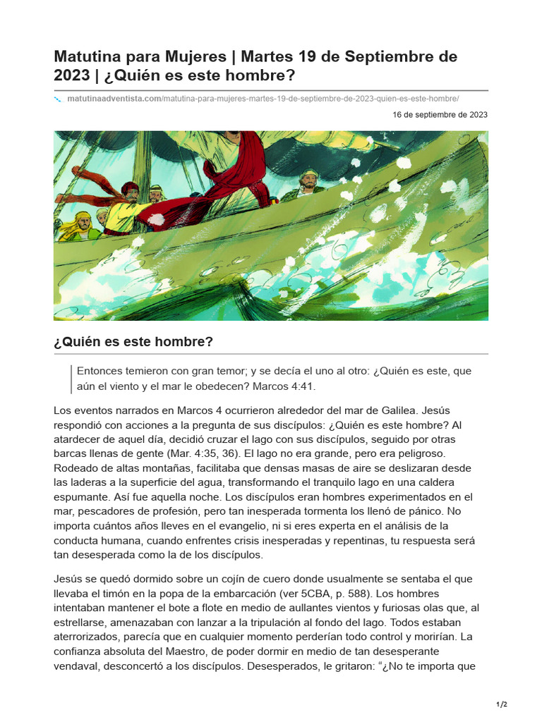 Quién Es Este Hombre | PDF