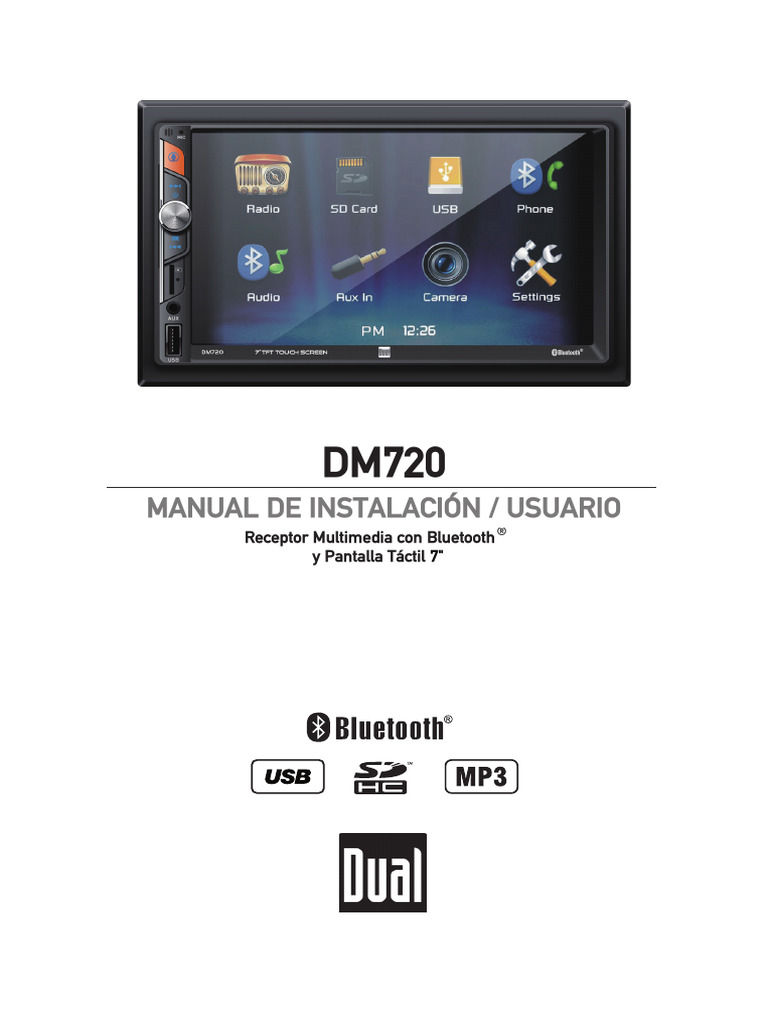 Manual - de Instalacion - DM720-SP-61520 | PDF | Bluetooth | Smartphone