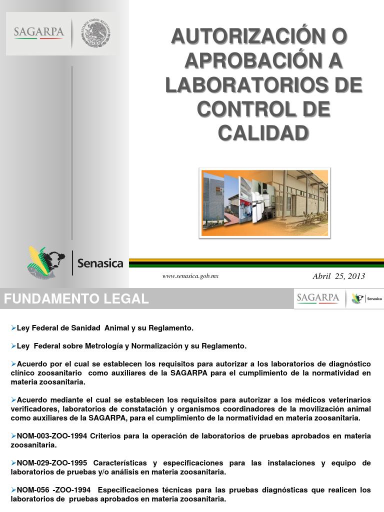 DSCP Laboratorios de Control de Calidad NOVIEMBRE 2012 | PDF ...