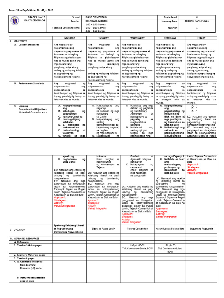 Ap-6 - Q1 - Week 2 | PDF