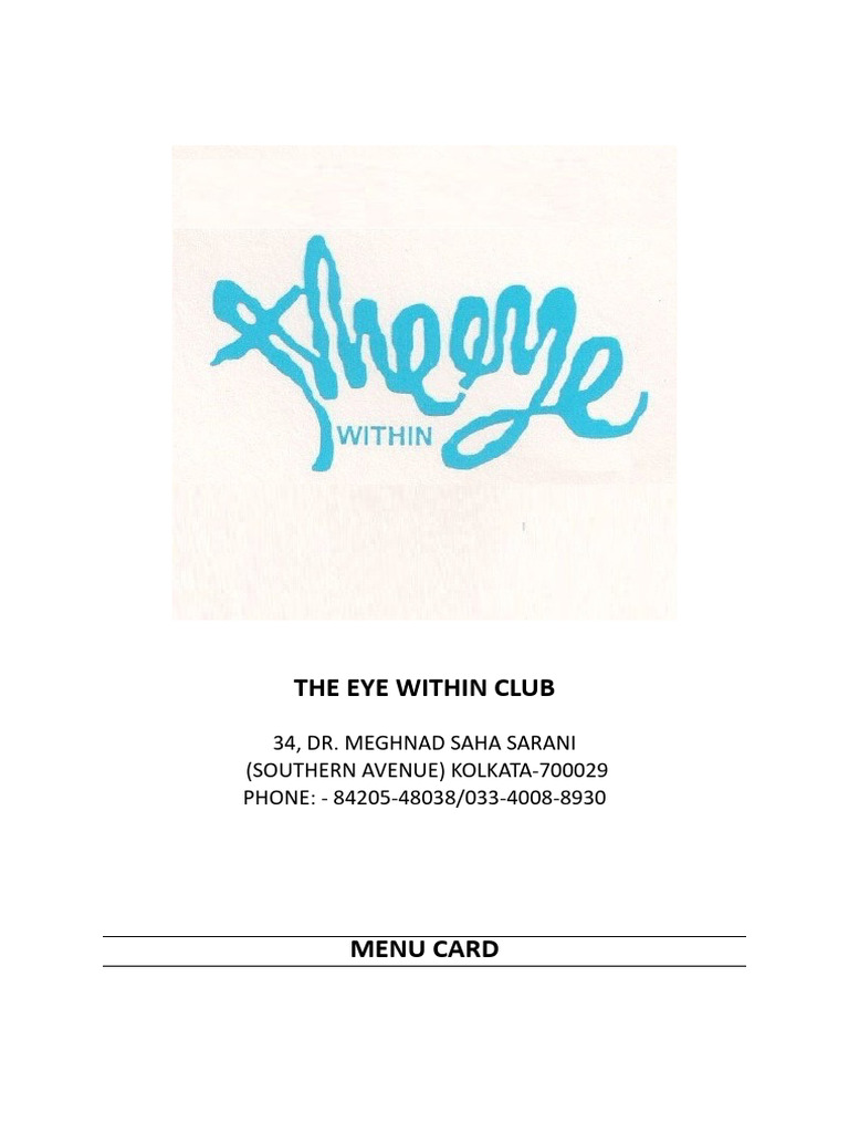 Final Menu | PDF | Foods | Cooking