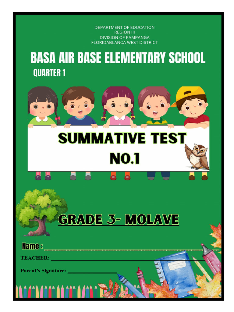Summative #1 - Molave | PDF