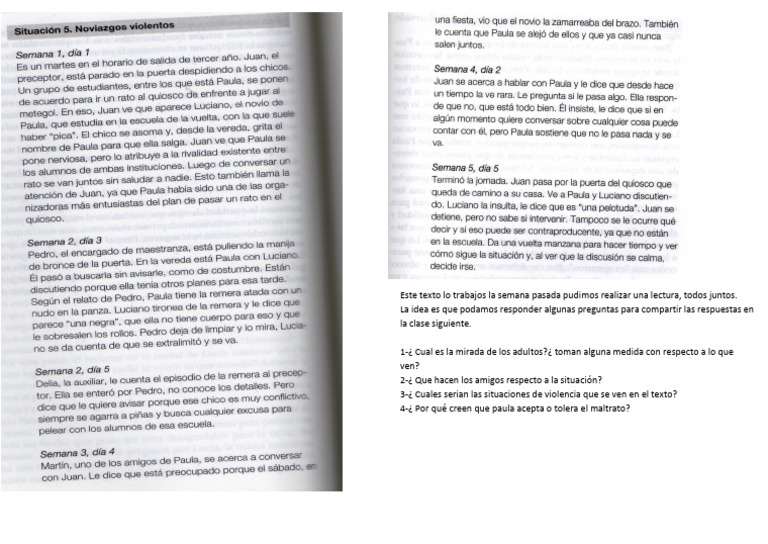 ESI Noviazgos Violentos | PDF | Relaciones personales, crianza y desarrollo personal | Salud y ...