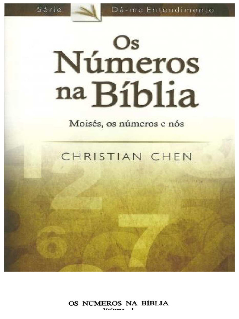 Os Números Na Biblia_ Moisés, Os Números e Nós. | PDF