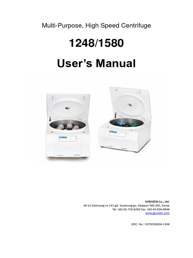 Centrifuga | PDF | Centrifuge | Electrical Engineering