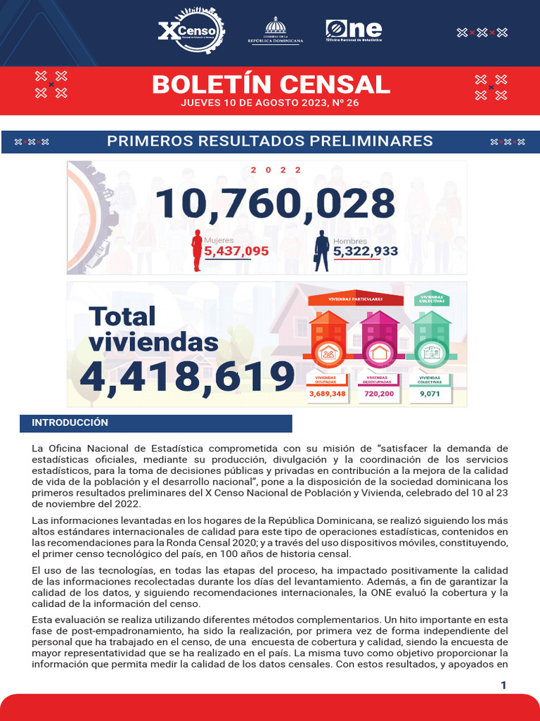Boletín Censal 26 | PDF | Censo | Investigación cuantitativa