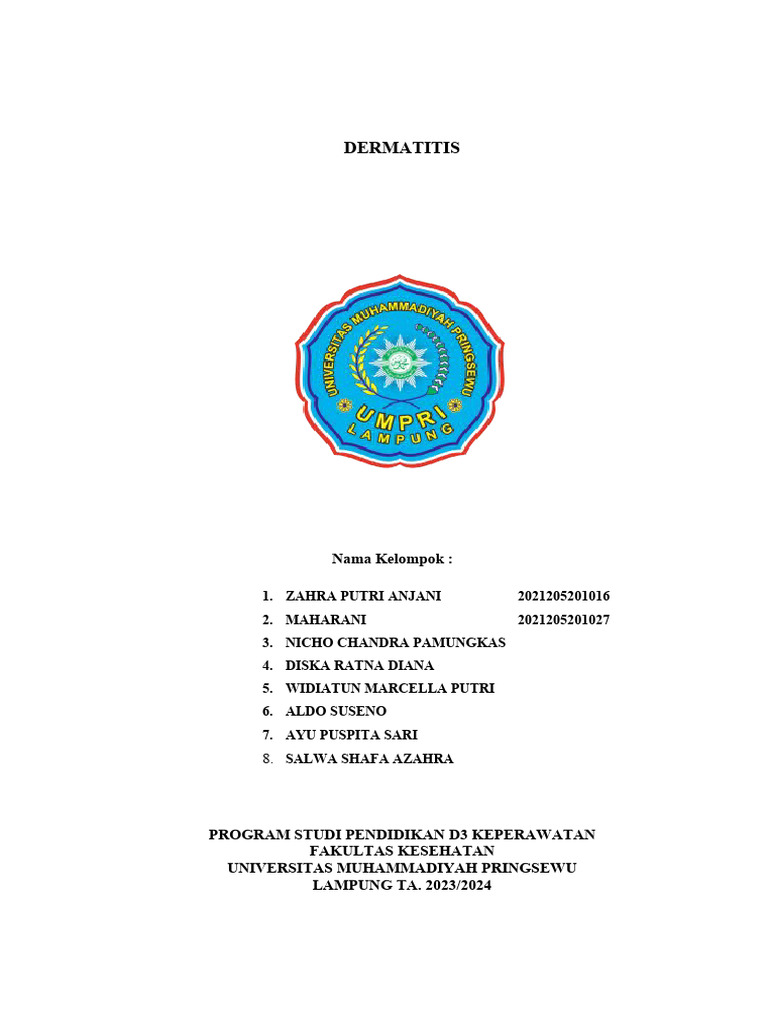 Pemahaman dan Penanganan Dermatitis | PDF