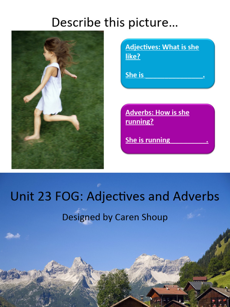 Adjectives Versus Adverbs | PDF | Adverb | Adjective