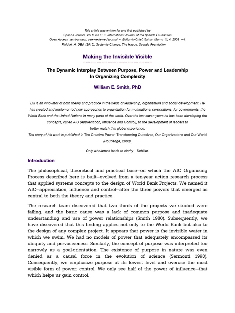 Making The Invisible Visible | PDF | Entropy | Dimension