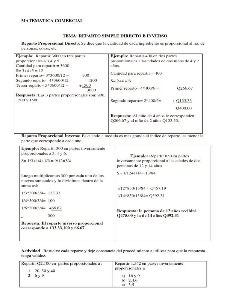 Matematica Comercial | PDF | Corporaciones | Arancel