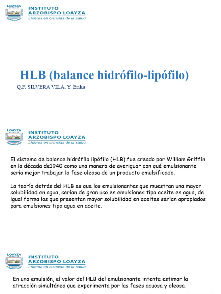Hbl Pdf Tensioactivo Química