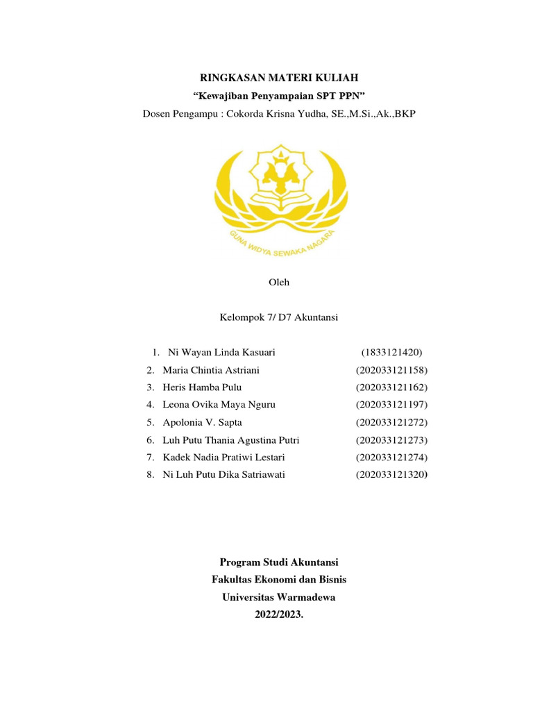 Materi 7-KLP 7 - Perpajakan 2 | PDF
