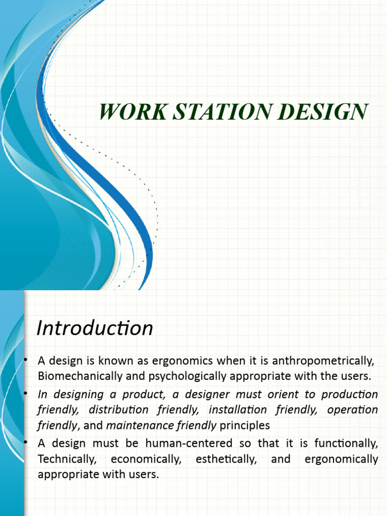 3 - Work Station Design | PDF | Human Factors And Ergonomics