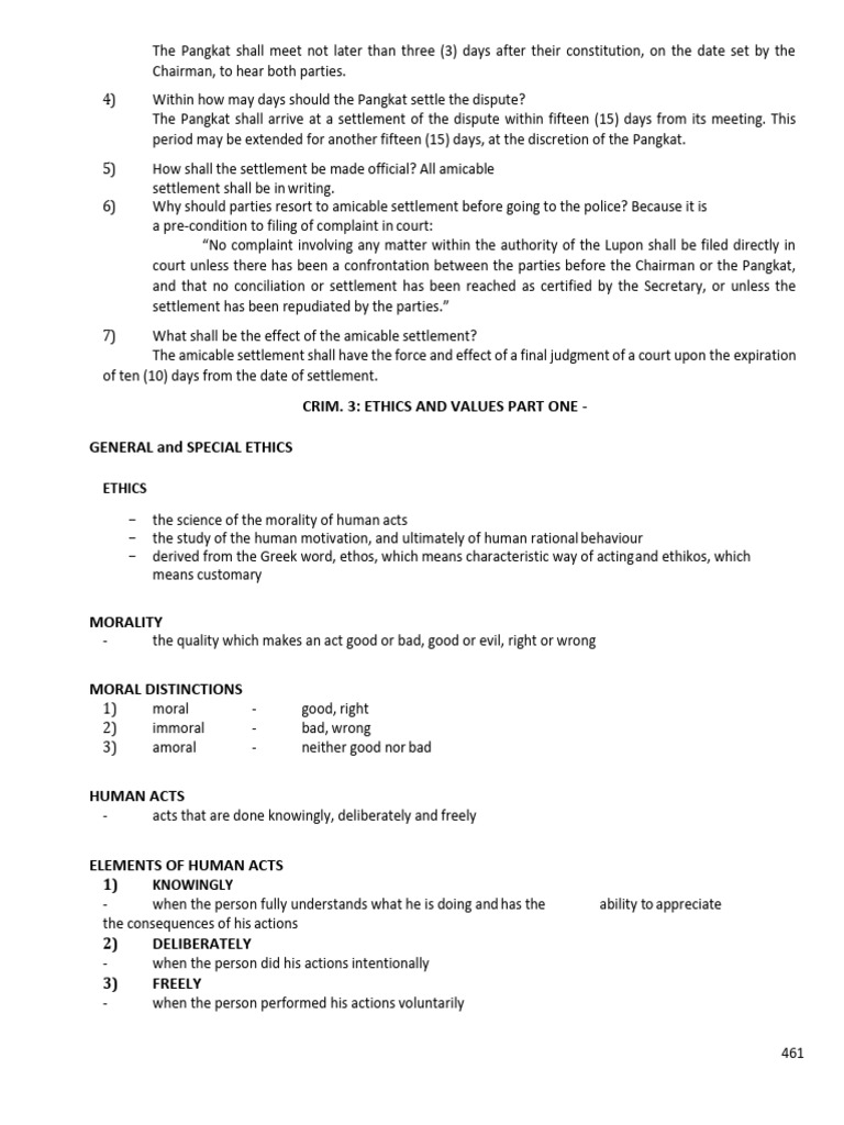 Dispute Resolution and Ethics Overview | PDF | Police | Courage