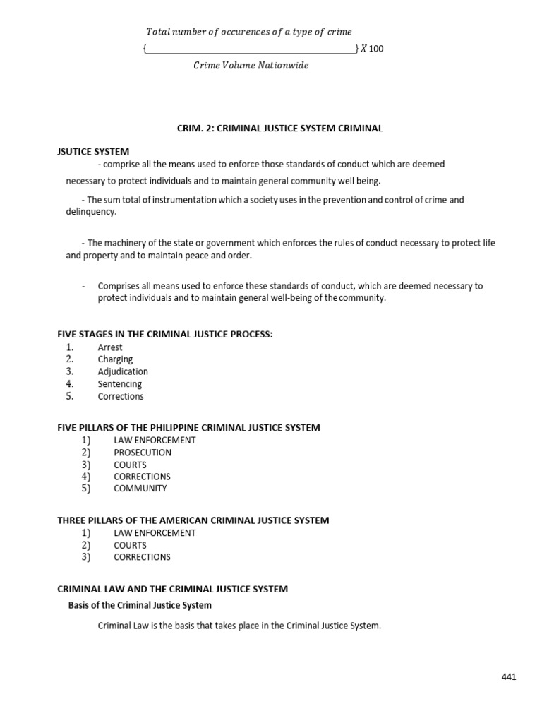 Overview of Philippine Criminal Justice System | PDF | Prosecutor ...