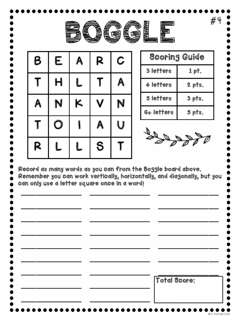 BOGGLE Boards | PDF | Gaming Devices | Game Manufacturers