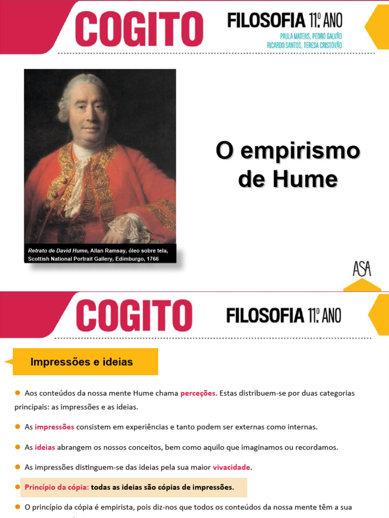 O Empirismo de Hume | PDF | Raciocínio indutivo | Raciocínio dedutivo