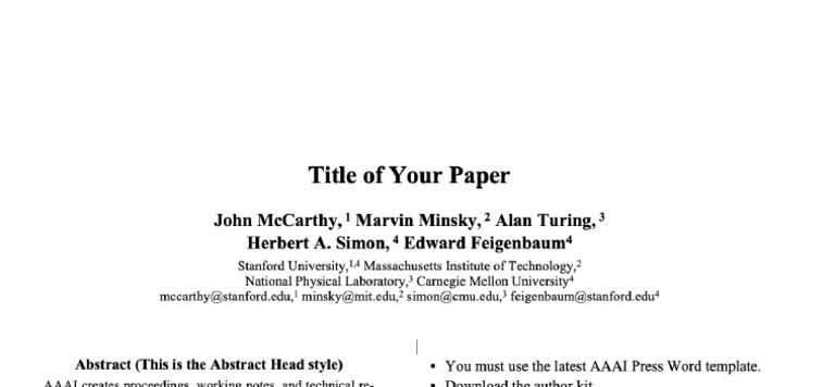 Example of Multiple Author Layout - Word | PDF