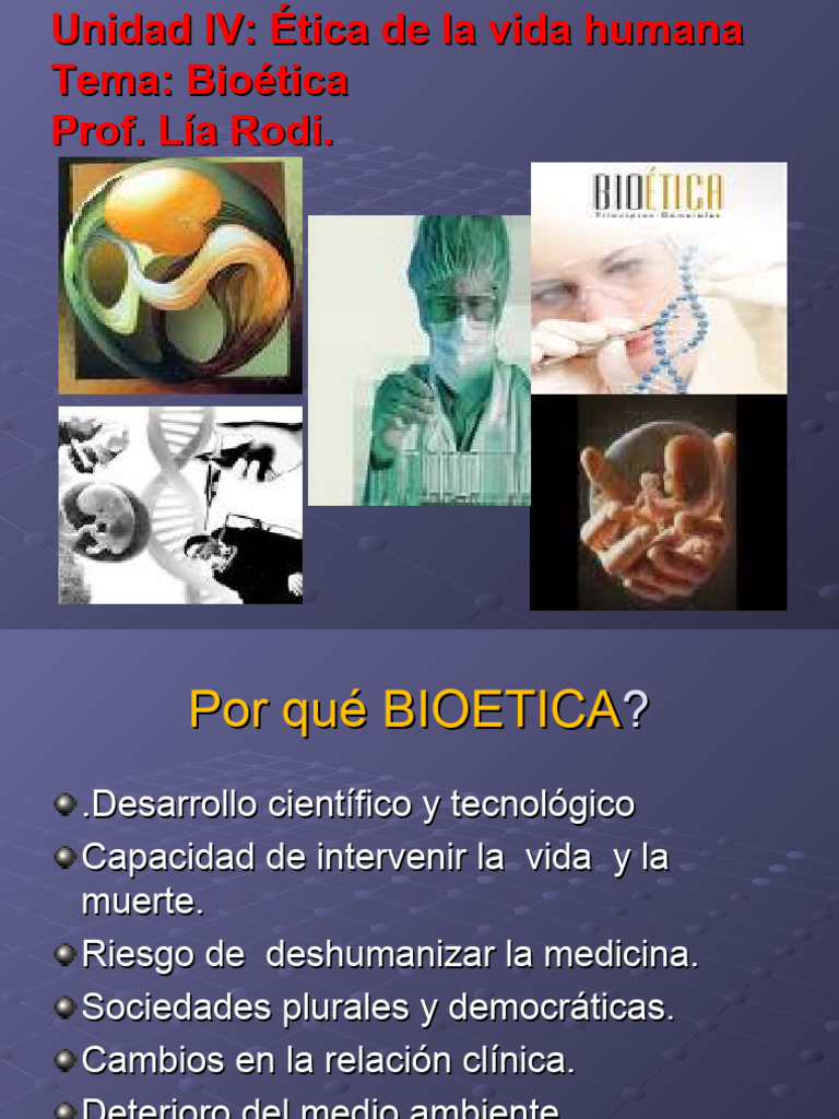 Bioética y Vida Humana: Perspectivas Clave | PDF | Bioética
