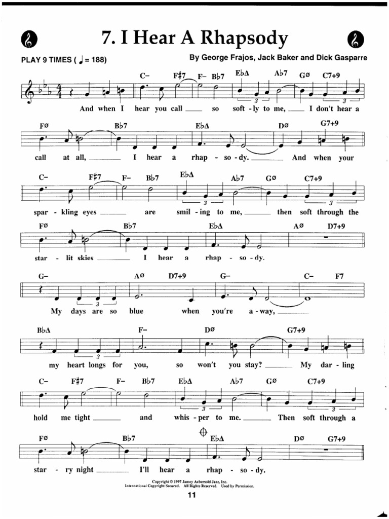 I Hear A Rhapsody | PDF