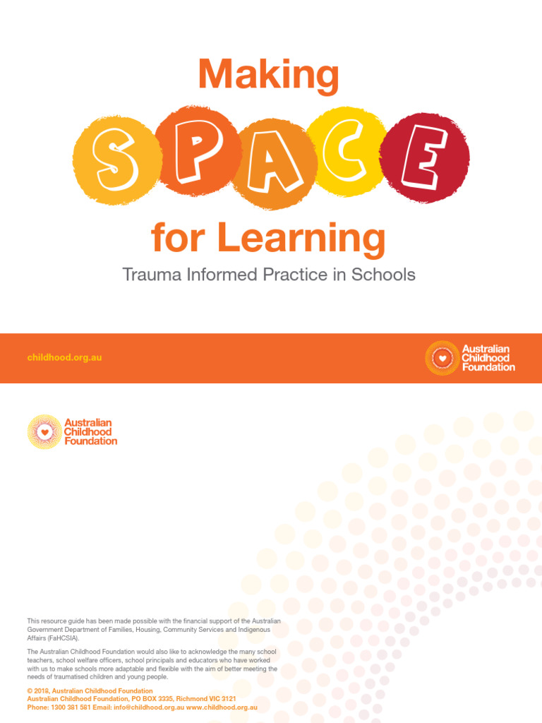 Making Space For Learning | PDF | Psychological Trauma | Stress (Biology)