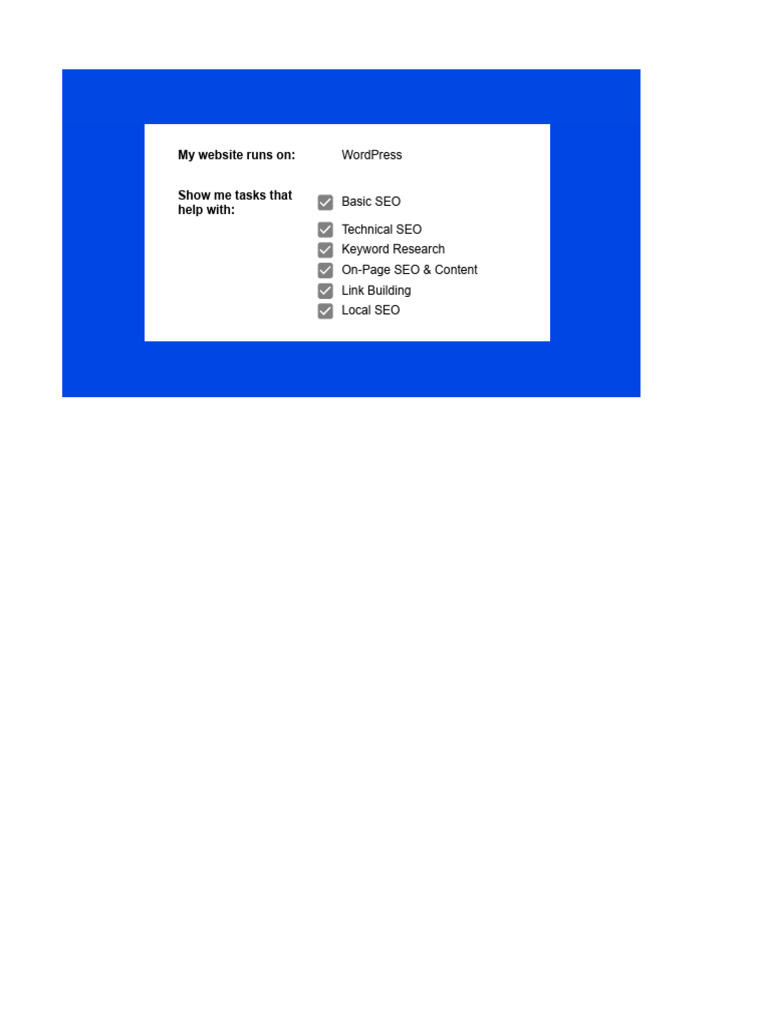 Seo Checklist Pdf Search Engine Optimization Cyberspace