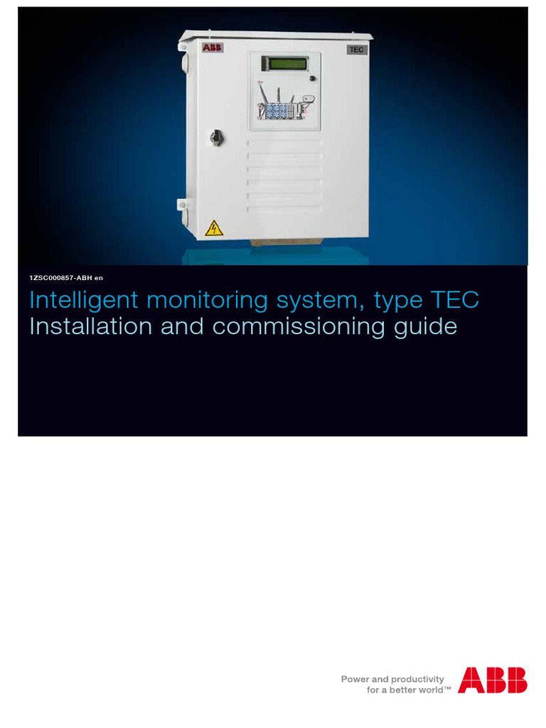 1ZSC000857-ABH En. Intelligent Monitoring System, Type TEC Installation and Commissioning Guide ...