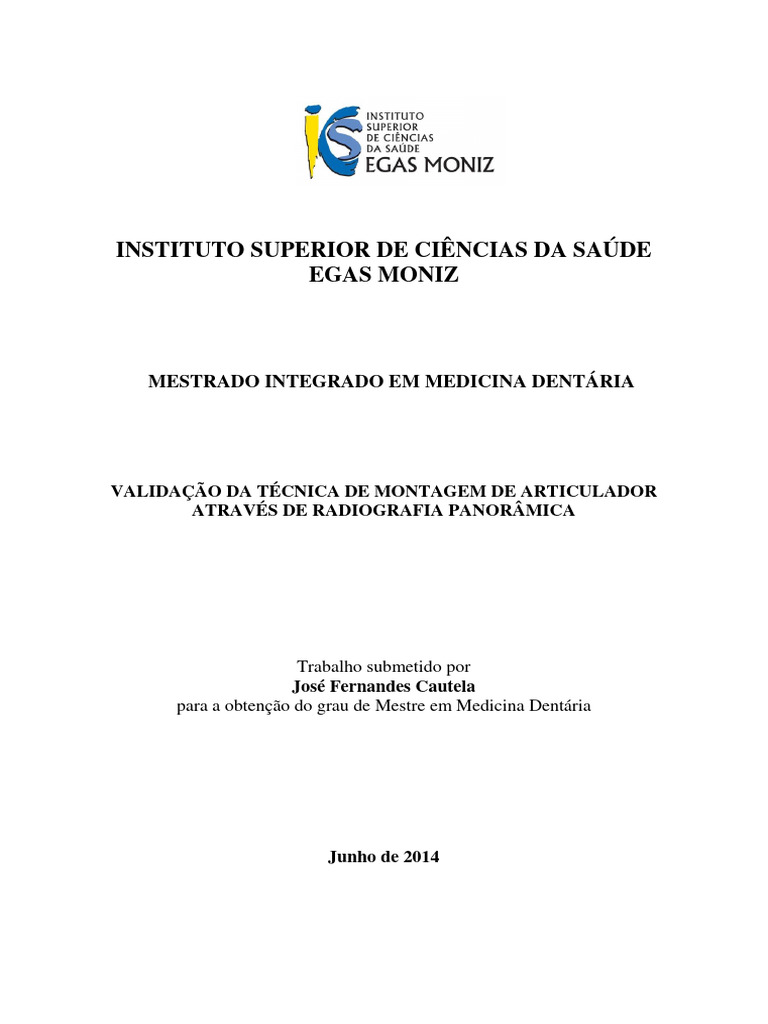 Cautela, José Fernandes | PDF | Prótese | Nervo