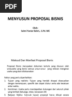 Contoh Proposal Bisnis Yang Benar Serta Struktur Membuatnya | PDF