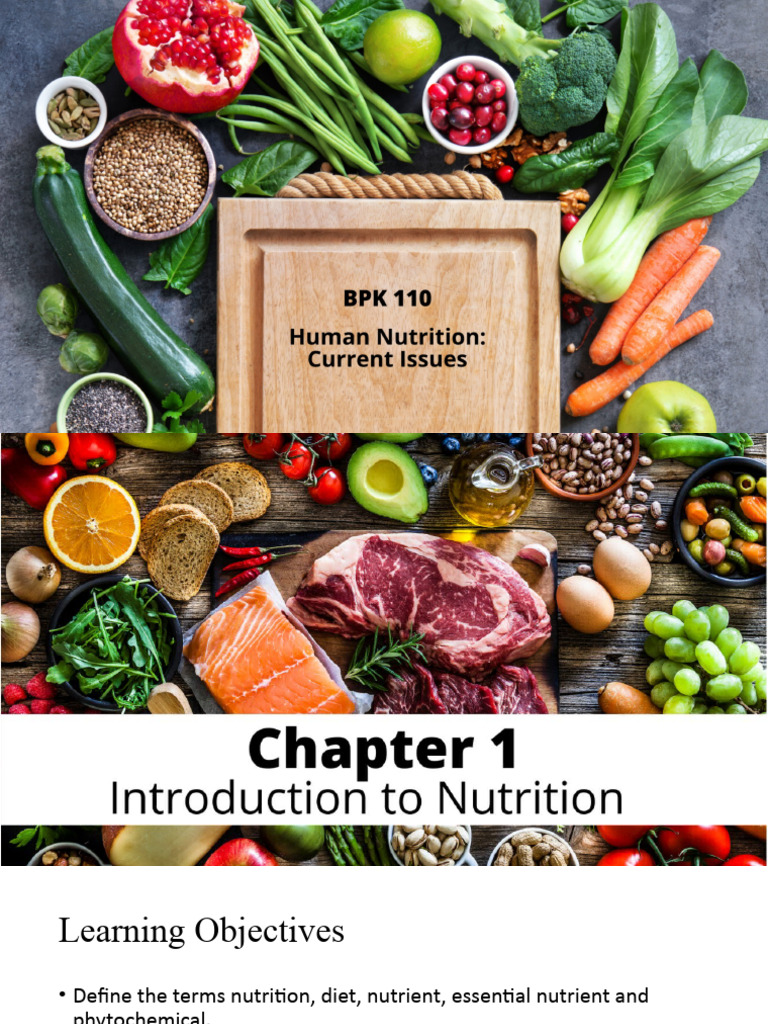 BPK 110 - Chapter 1 | PDF | Nutrients | Experiment