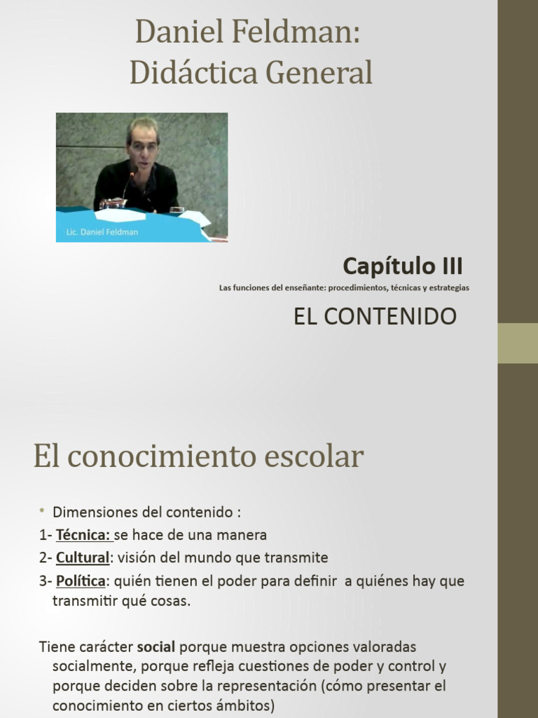 Feldman Contenido | PDF | Conocimiento | Science