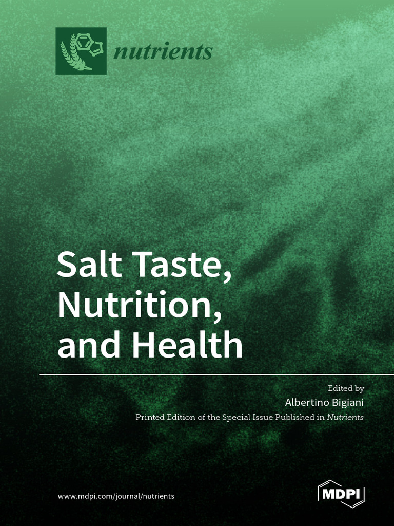 Salt Taste Nutrition and Health | PDF | Taste | Cell Membrane