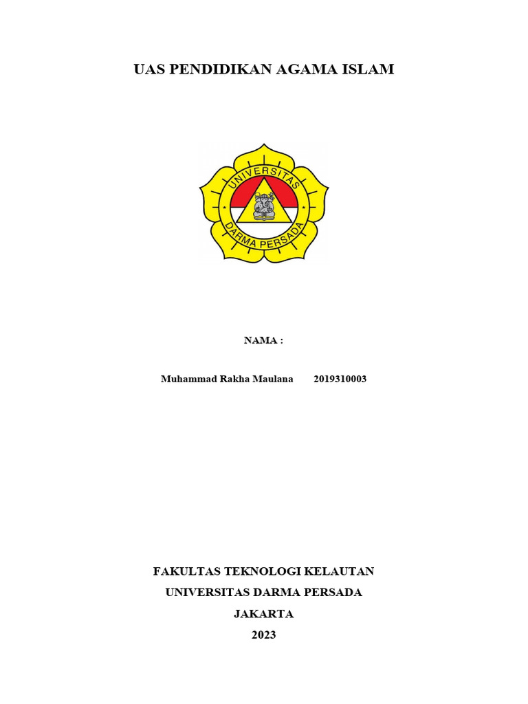 Uas Pendidikan Agama Islam | PDF