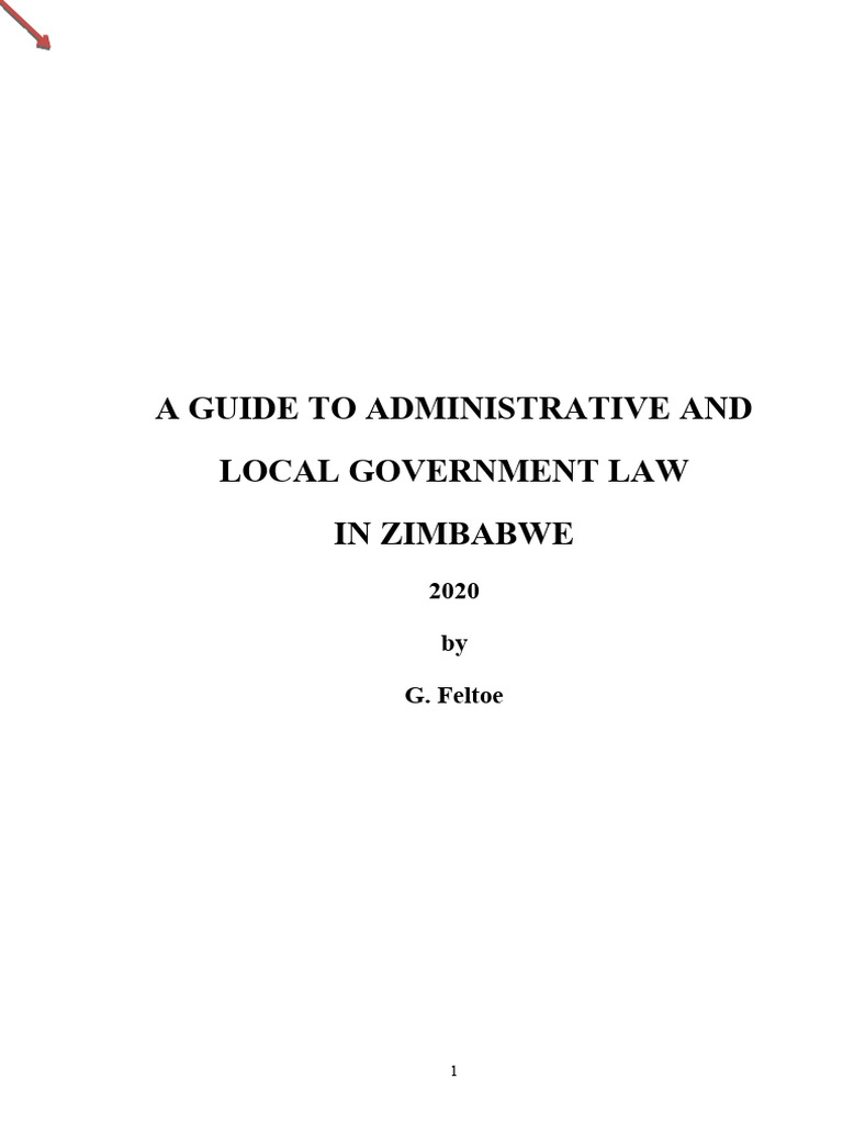 Administrative Law and Local Government Guide 2020 | PDF ...