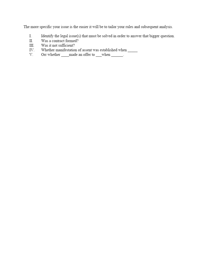 Contracts Brief Template | PDF