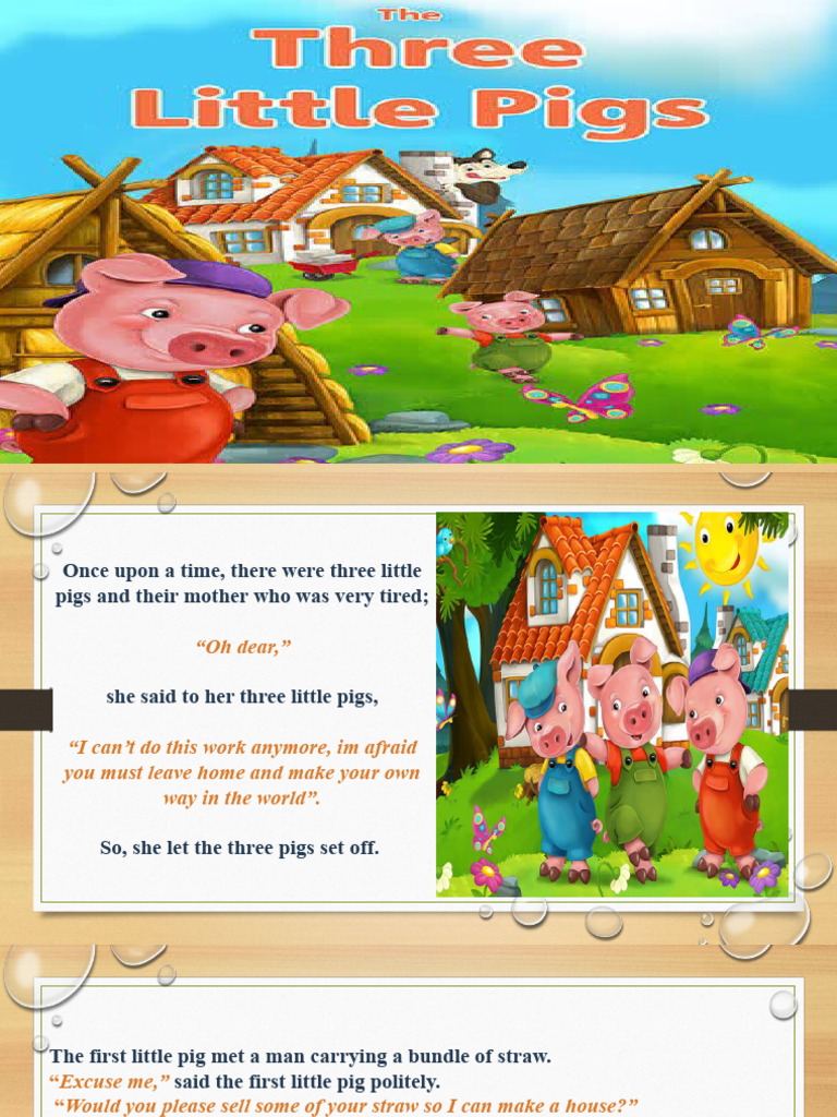 The Three Little Pigs.. | PDF