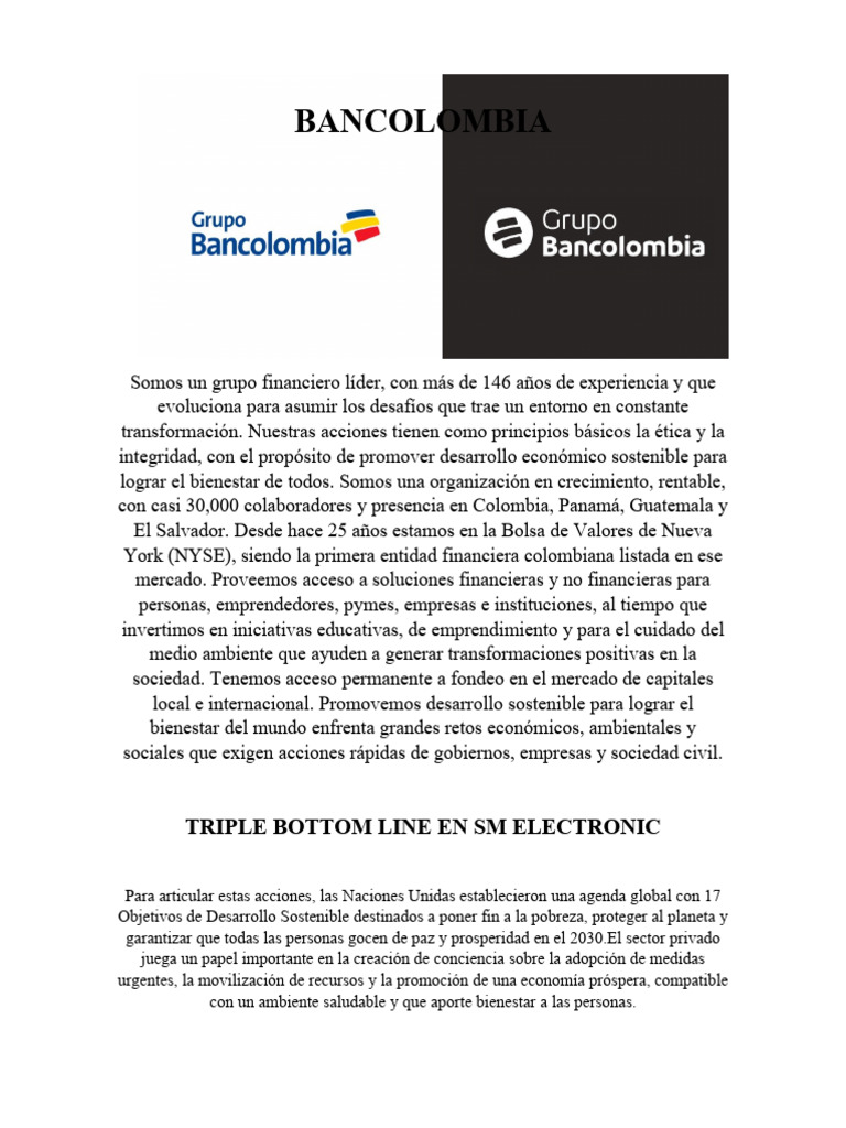 Triple Bottom Line | PDF | Sustentabilidad | Iniciativa empresarial